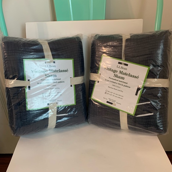 L.L. Bean | Bedding | Nip Ll Bean Vintage Matelasse Bright Navy King ...